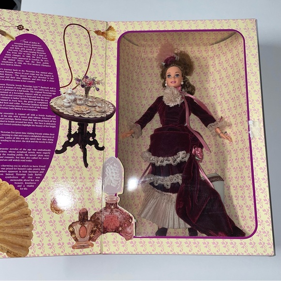 Mattel | Toys | Mattel Barbie Victorian Lady Doll In Pink And Burgundy ...